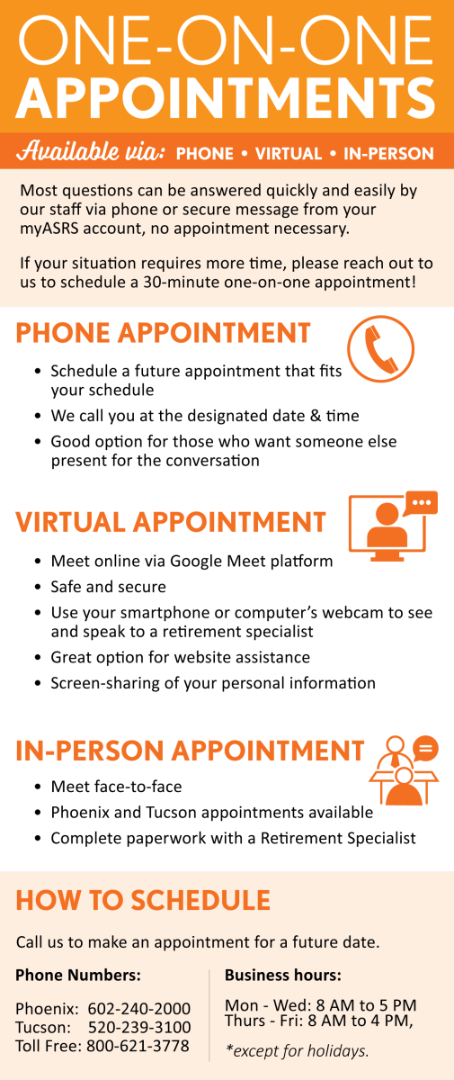 Appointments Arizona State Retirement System Appointments Arizona State Retirement System